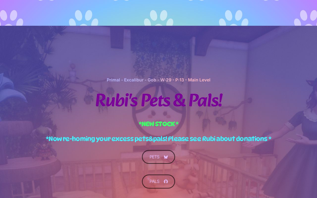 Teeny's Pets and Pals